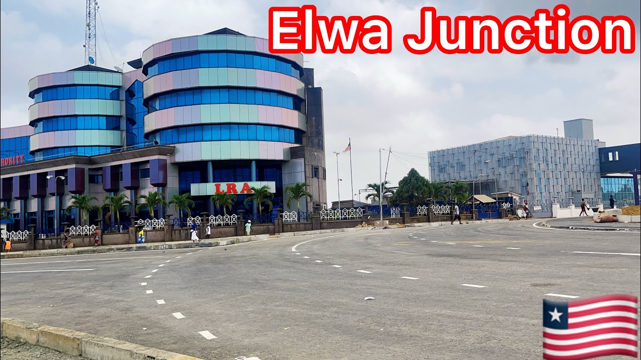 Omg new look at Elwa junction mega road construction project ongoing in Liberia - YouTube