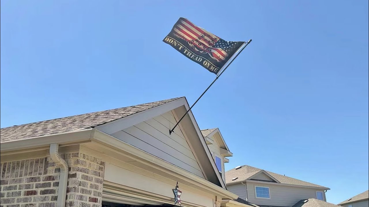 2022 The Sturdiest Flag Pole - HIBLE Carbon Fiber Flag Pole - YouTube