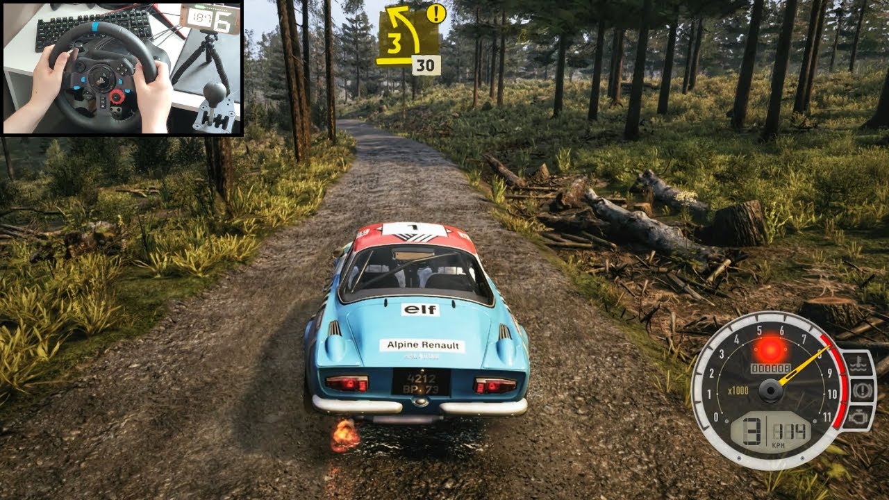 Alpine A110 1600S 1973 - EA Sports WRC 23 PC | Logitech G29 Gameplay ...