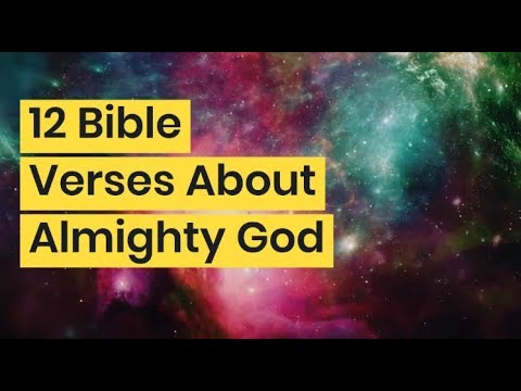 12 Bible Verses About Almighty God That You Should Meditate - YouTube