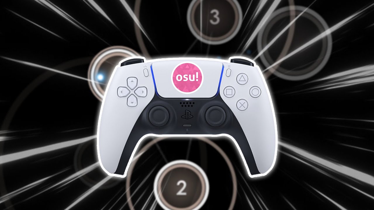 I tried playing osu! with a controller... - YouTube