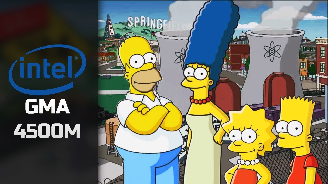 The Simpsons: Hit & Run Gameplay (Intel GMA 4500M | Intel Core 2 Duo ...