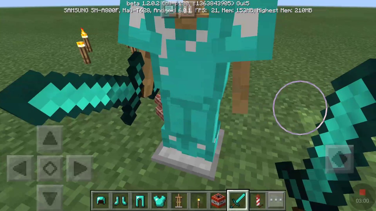 Minecraft 1.2.0.2 Build 1 ไม่มี PE อิอิ - YouTube