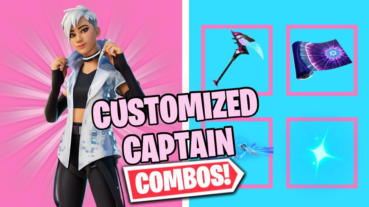 CUSTOMIZED CAPTAIN COMBOS | FORTNITE SKIN REVIEW - YouTube