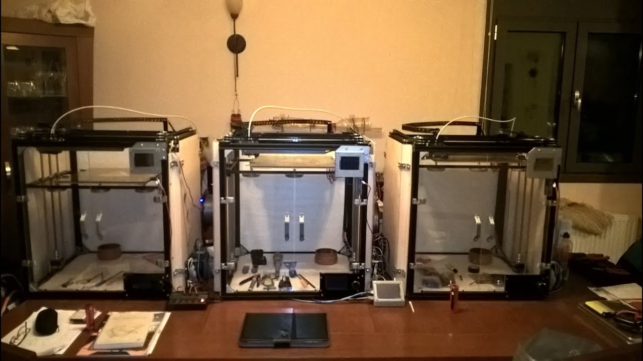 DIY enclosure for 3D printer (part 3) - YouTube