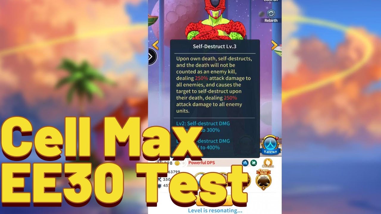 Cell Max Testing - Fighter God of Battle - YouTube