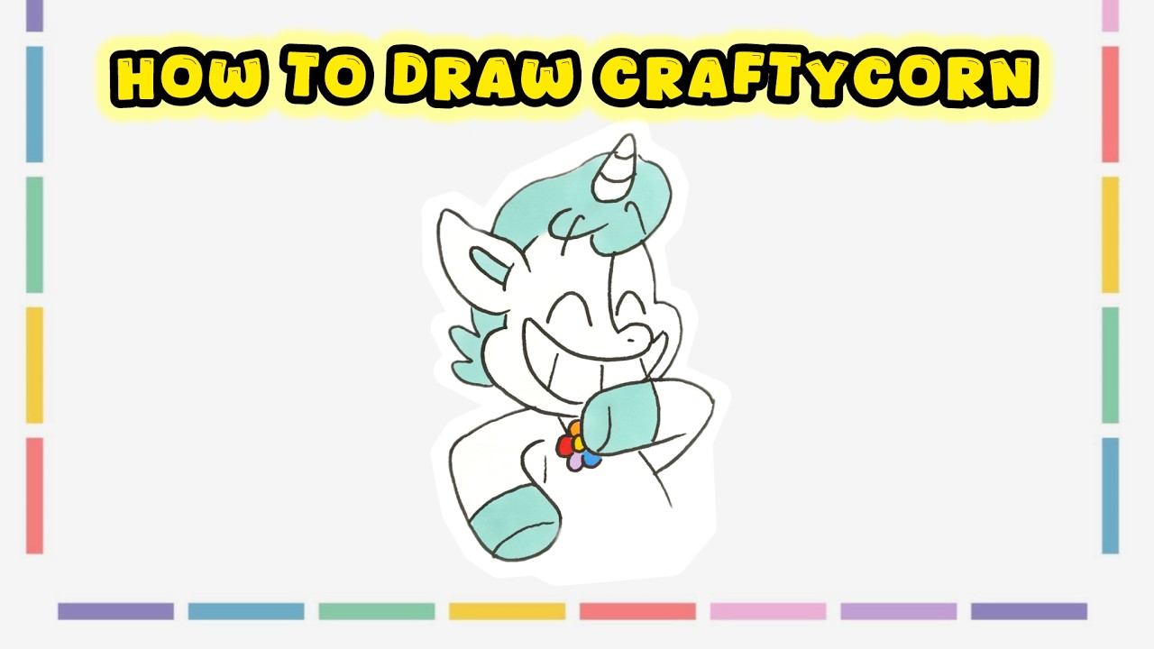 How to Draw CraftyCorn from Poppy Playtime: Smiling Critter Art - YouTube