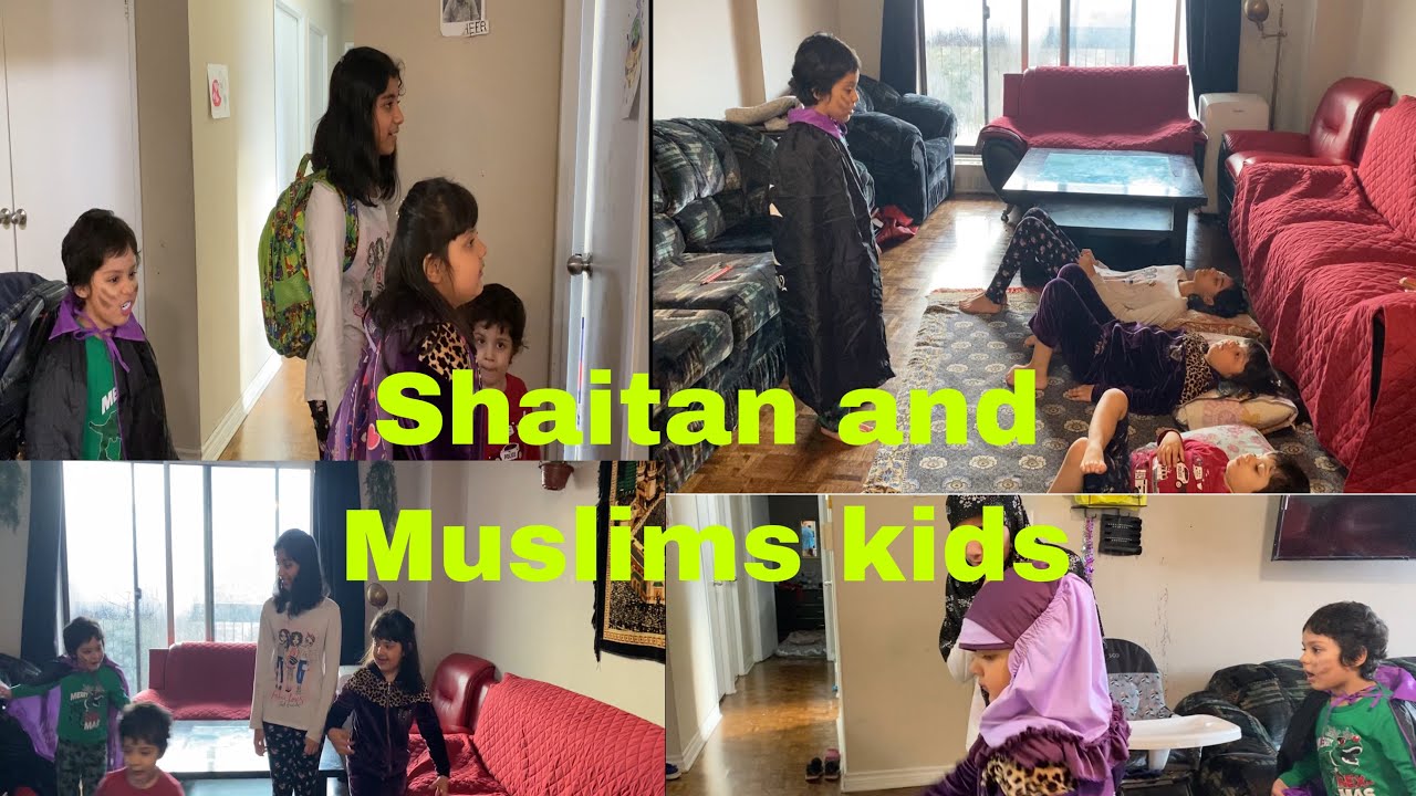 Shaitan and Muslim kids | kids funny video - YouTube