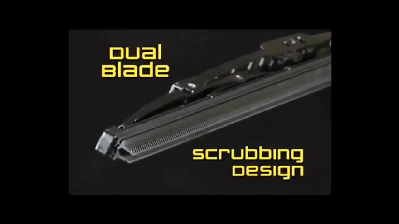 Scrubblade Platinum Series Wiper Blades Demonstration - YouTube