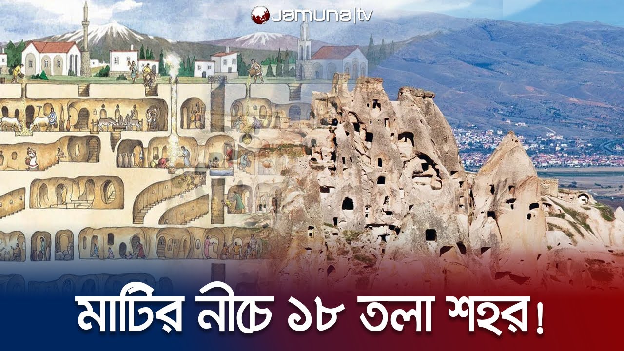 মাটির নিচে আস্ত শহর; স্কুল থেকে গোরস্থান, সবই যখন মাটির নীচে ...