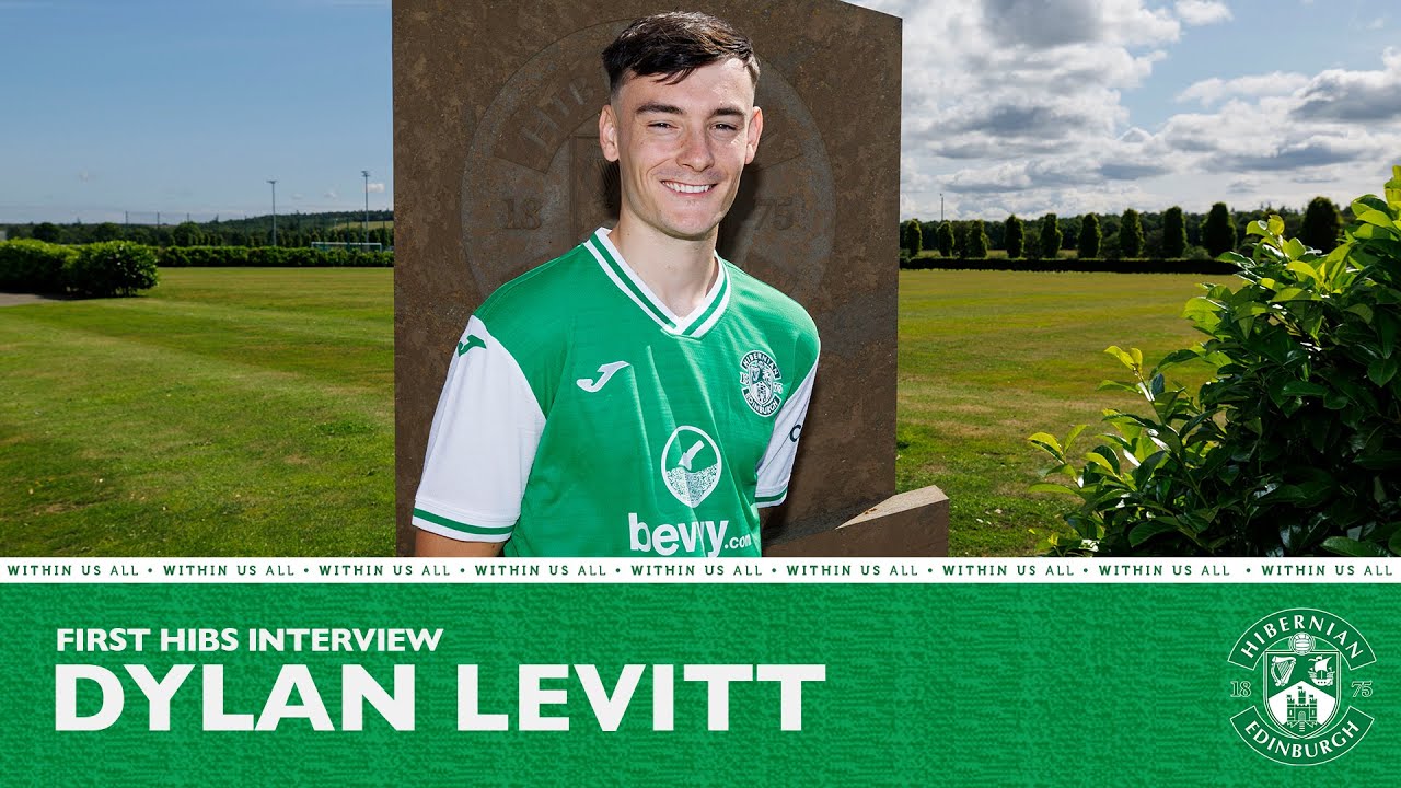 Dylan Levitt's First Hibs Interview | Hibernian FC - YouTube