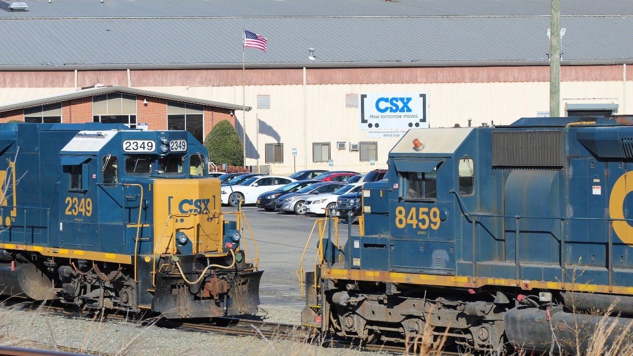 CSX acca yard 360 view - YouTube