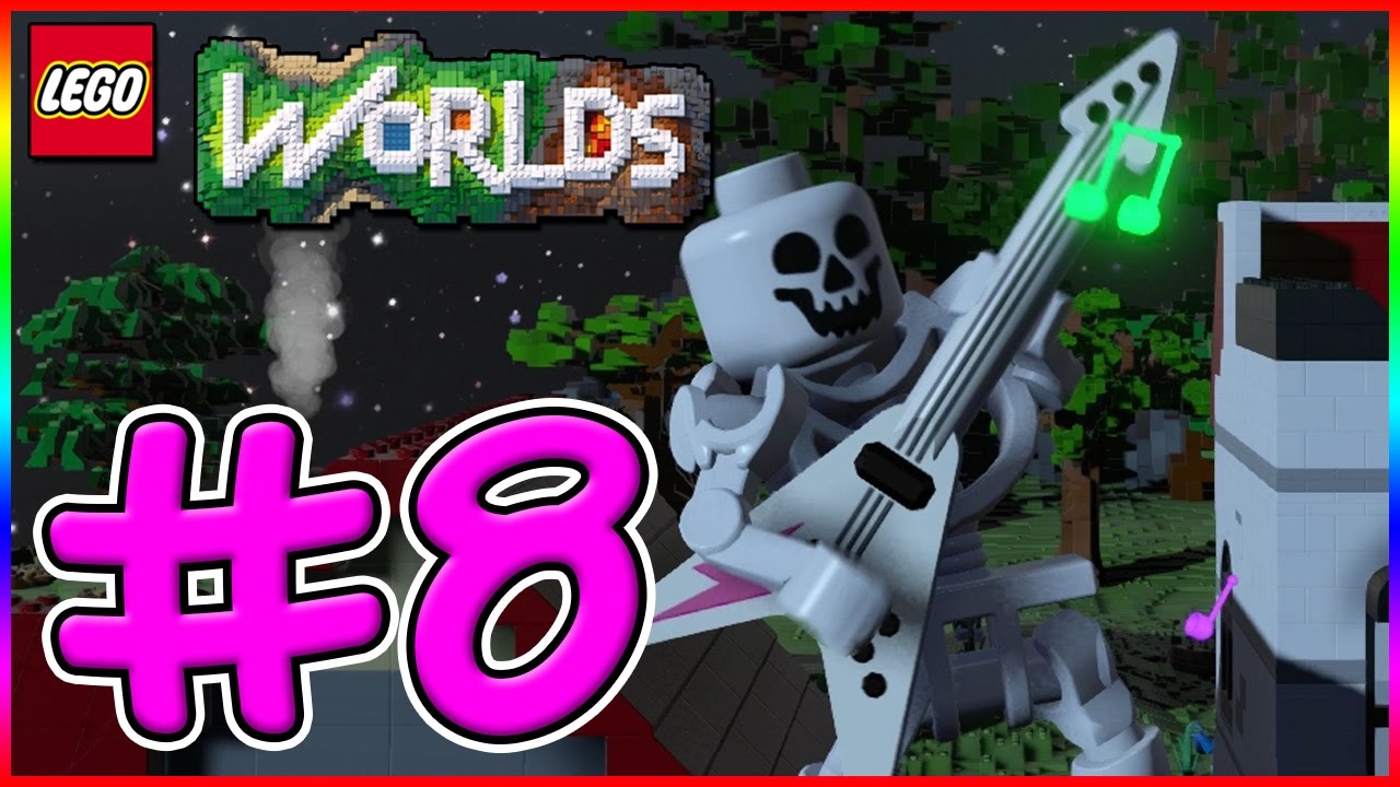 ROCK 'n' Roll SKELETON! LEGO Worlds Xbox One Gameplay - Episode 8 - YouTube