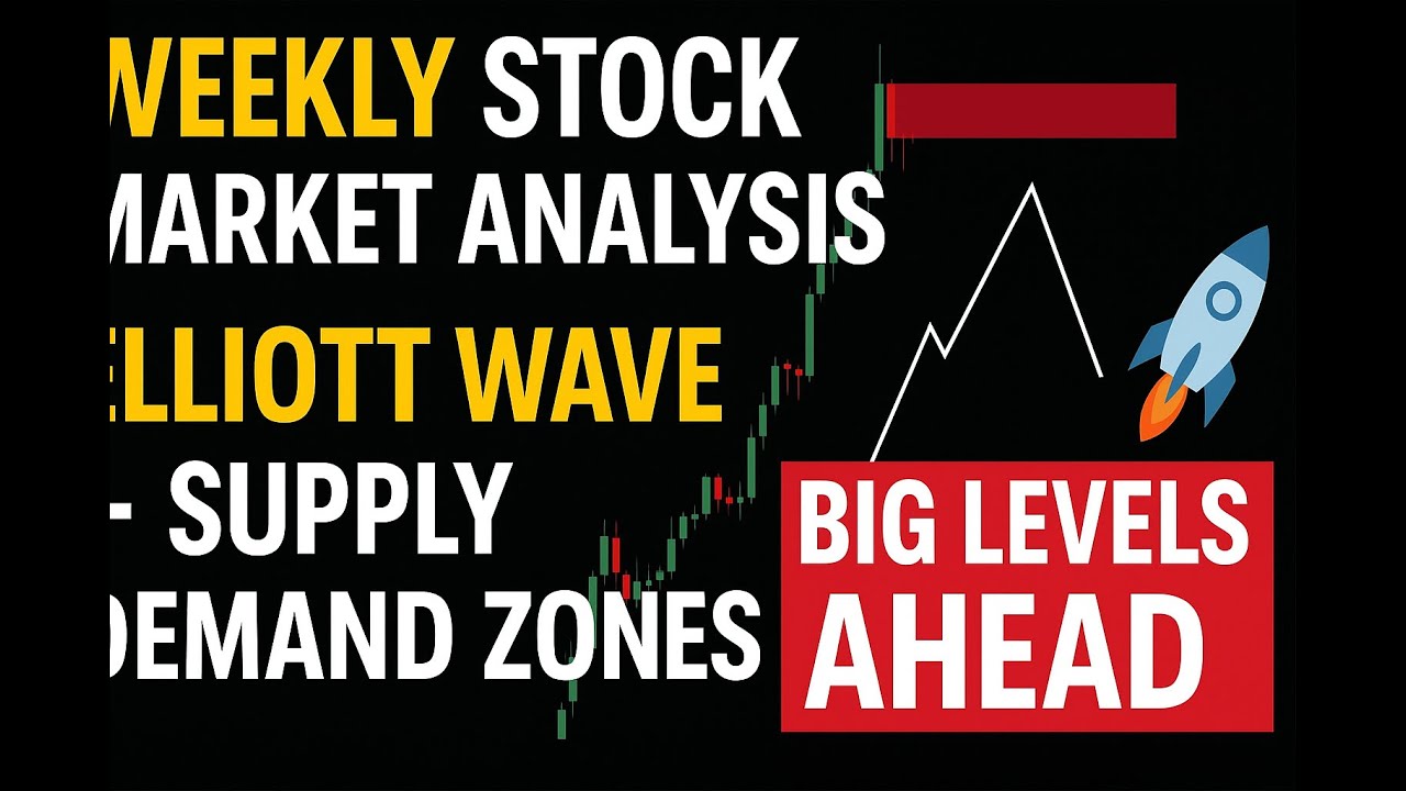 Weekly Stock Market Analysis 🔥 Elliott Wave + Supply Demand Zones - YouTube