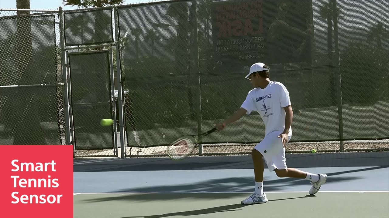How to improve your Forehand Slice using the Sony Smart Tennis Sensor ...