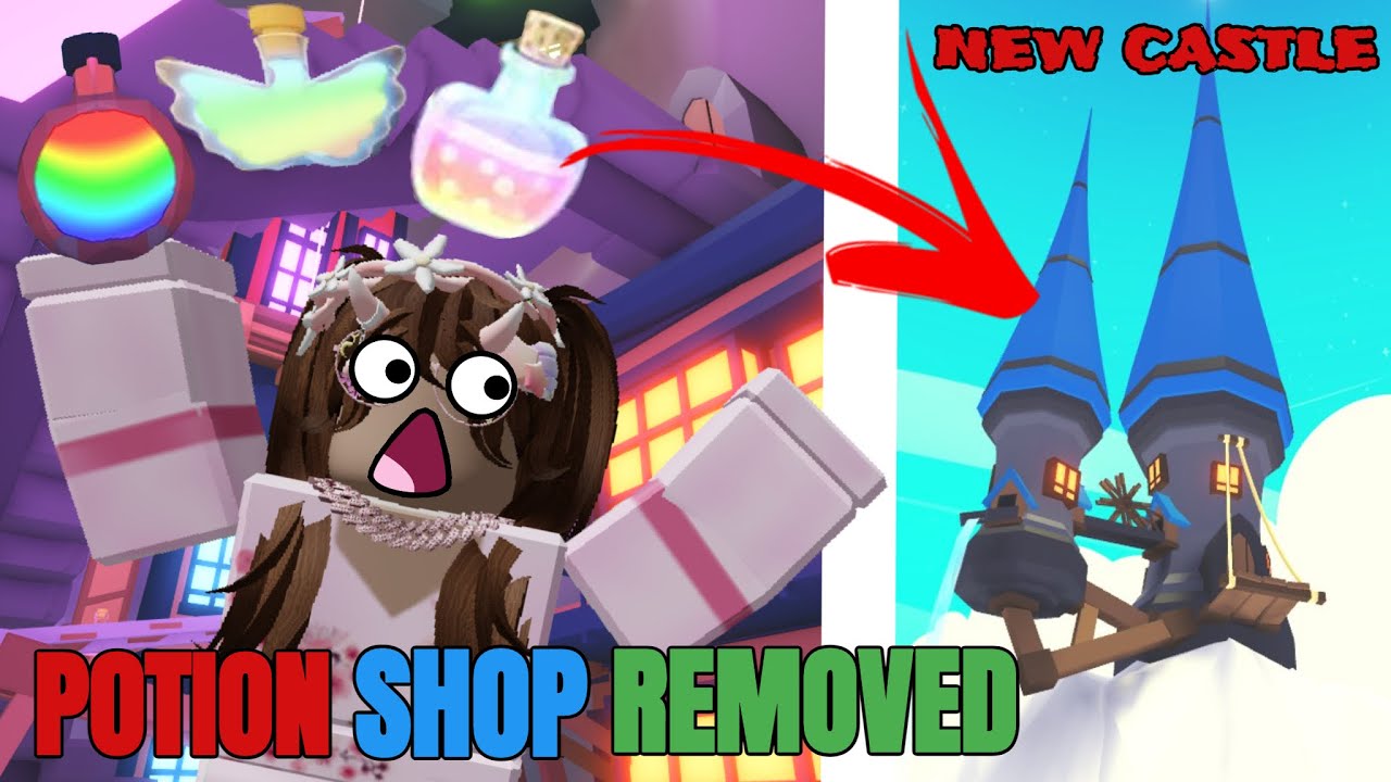New Adopt Me Sky Castle! Potion Shop Removed | Roblox Adopt Me - YouTube