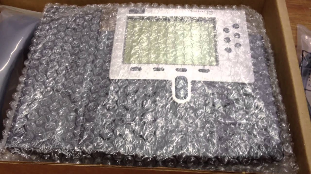 Cisco Phone Packaging - YouTube