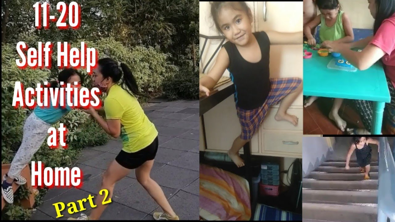 Practice Self Help Activities at Home #11-20 | Part 2 | Autism Journey ...