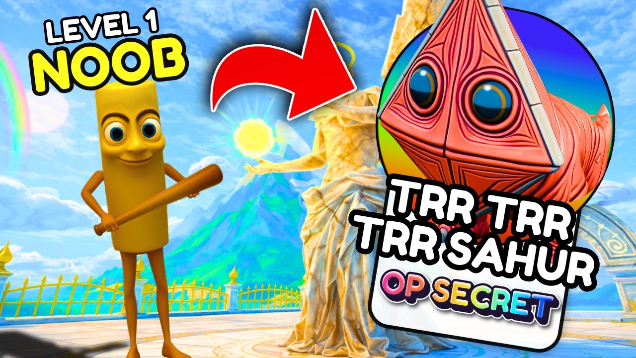 Going From NOOB to PRO with TRR TRR SAHUR In Brainrot Evolution (Roblox ...
