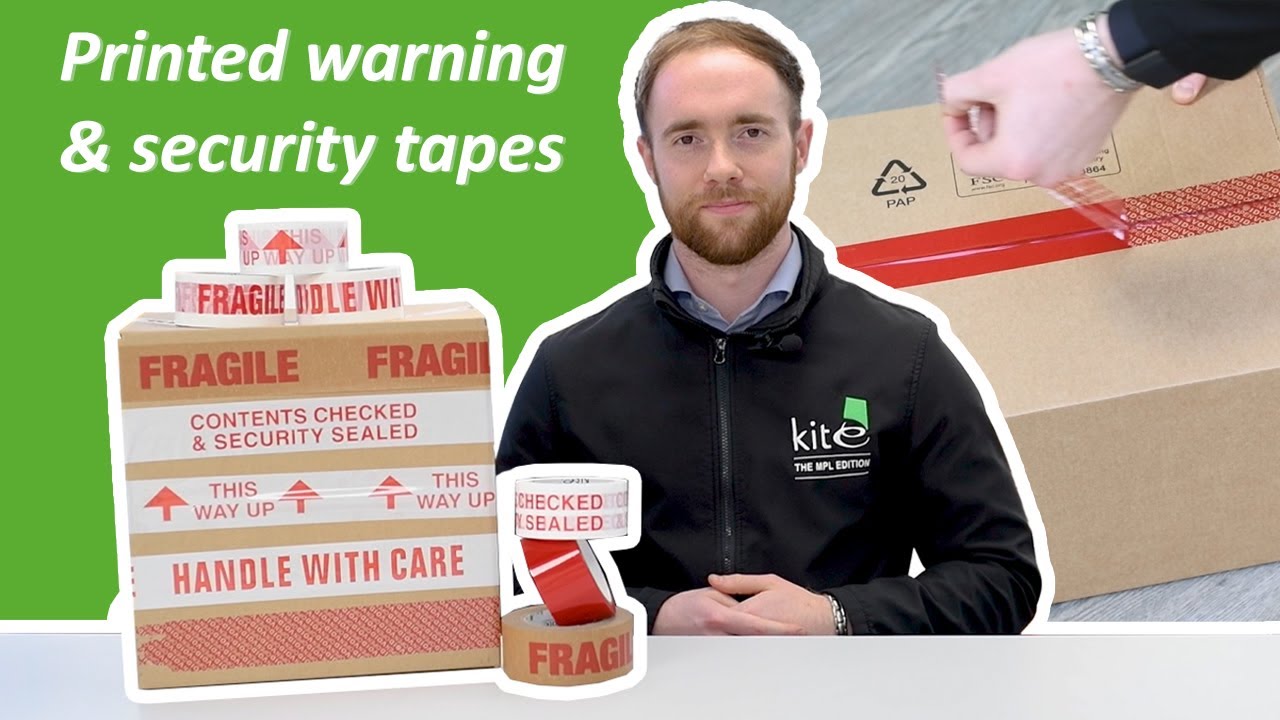 Which Printed Warning Tape Should I Pick? | Kite Packaging - YouTube