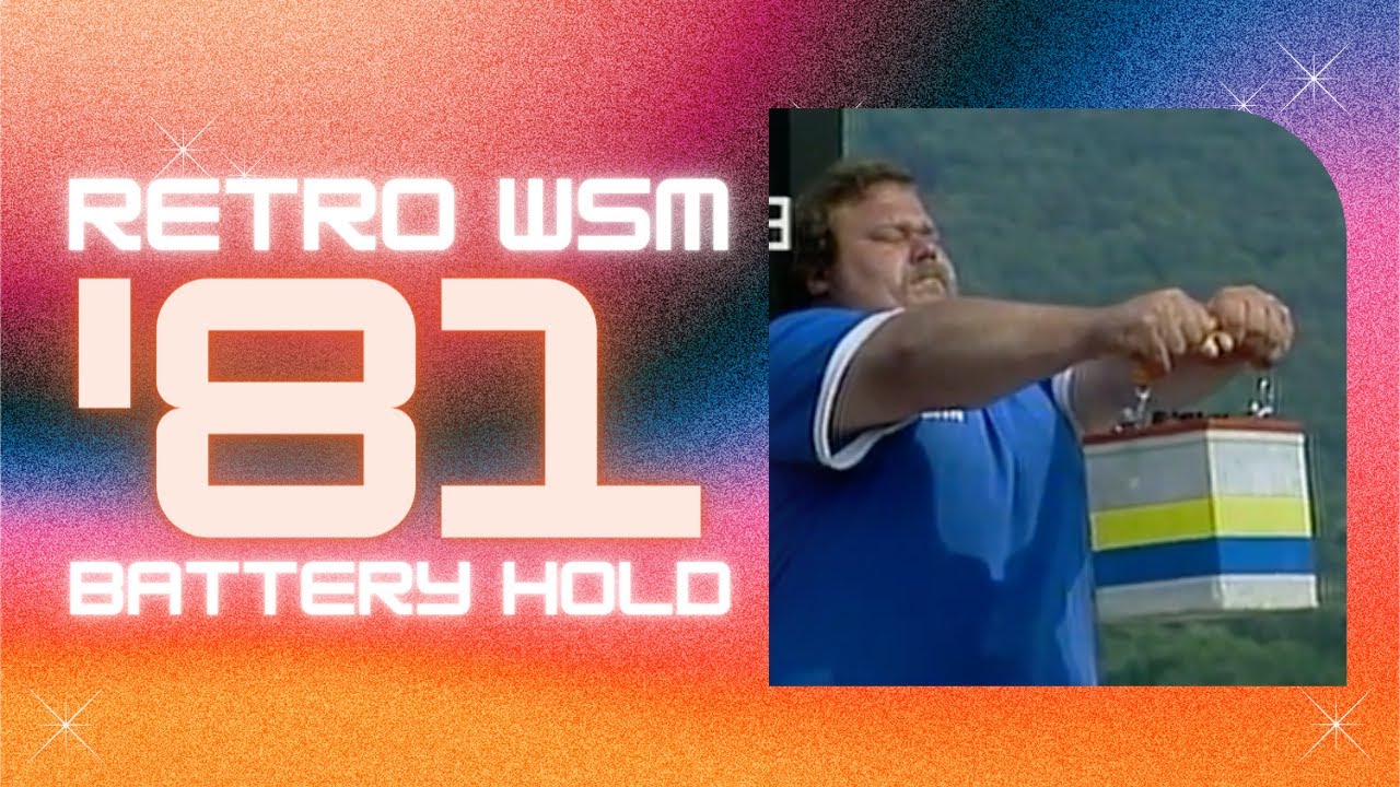 RETRO STRONG | 1981 World's Strongest Man: Battery Hold - YouTube
