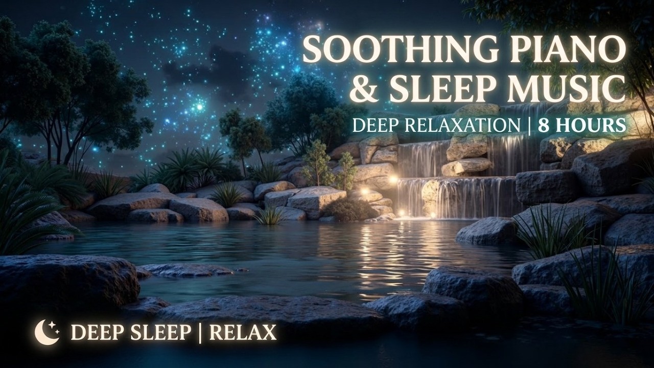 Soothing Piano Sleep Music | Relaxing Piano Nature Sounds & Calming ...