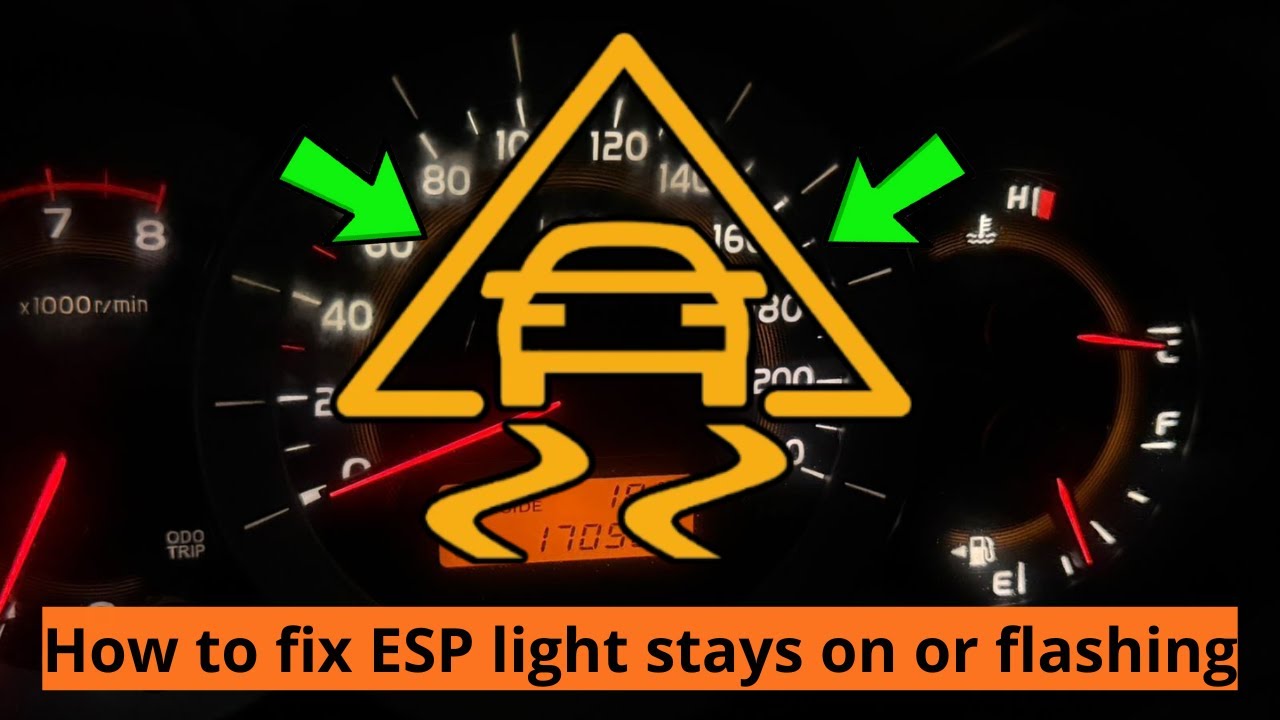 How to fix ESP light stays on or flashing? - YouTube