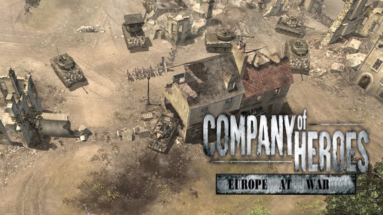 Company of Heroes Shermans Strike Again 1vs2 Expert [Europe At War mod ...