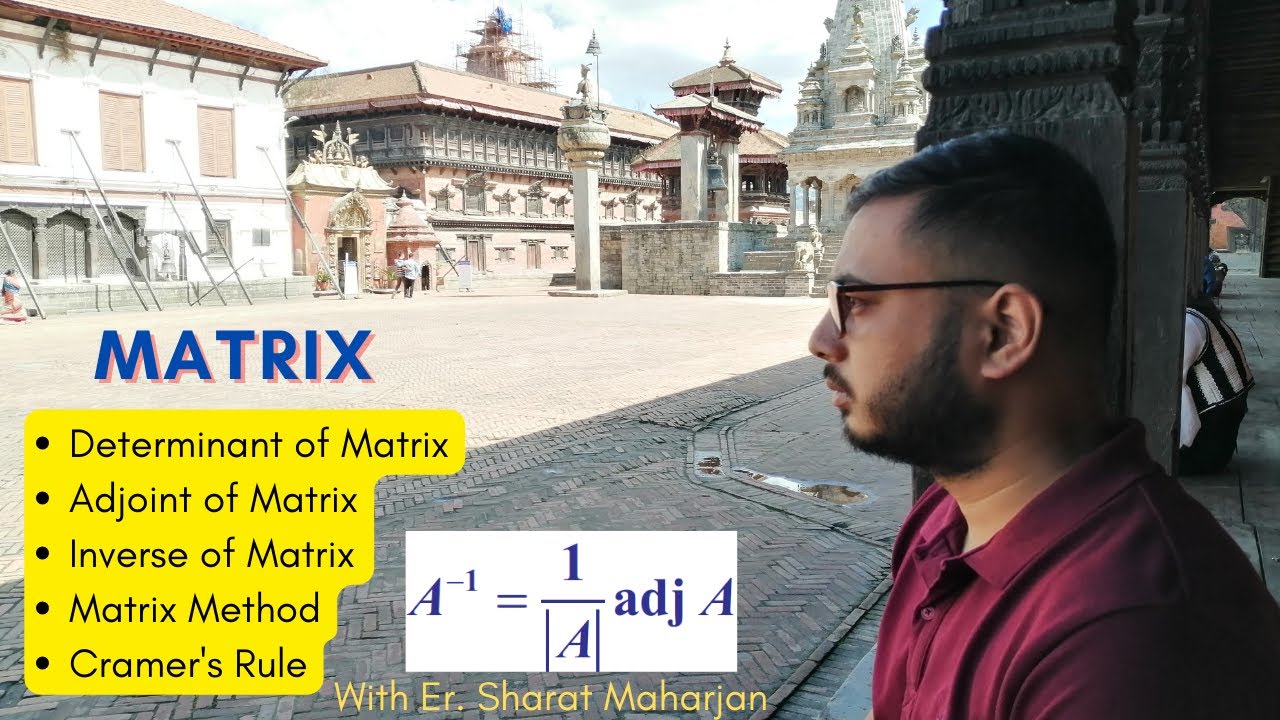 Matrix Class 10 Optional Math - YouTube