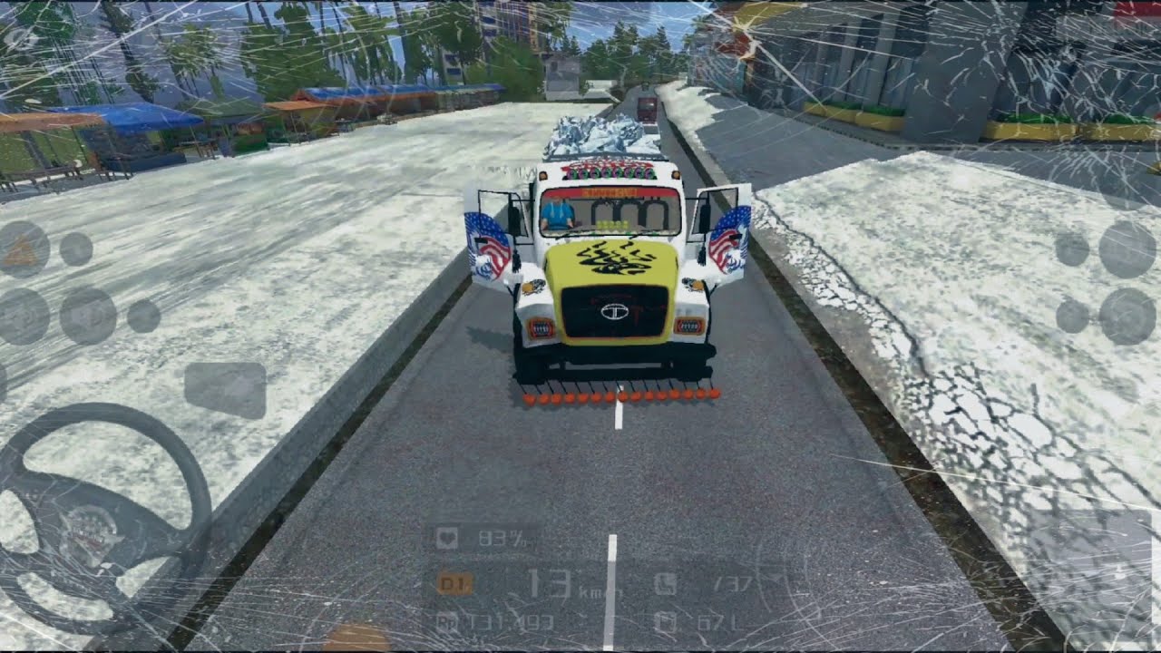 new off roding game | riding on hills | with tata truck - YouTube