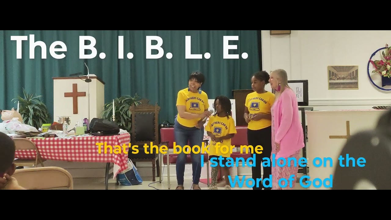 The B.I.B.L.E. song BIBLE tongue twister on first time learning it ...