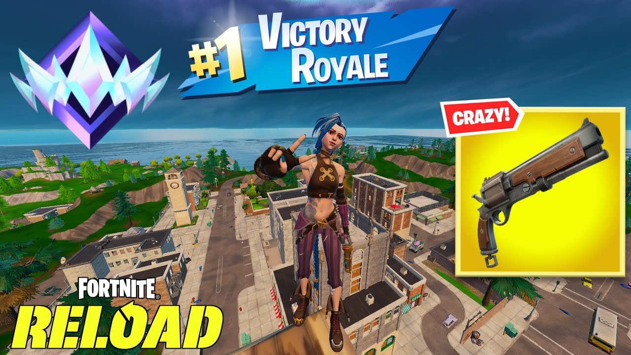 RARE Arcane Jinx Skin! | Fortnite "RANKED RELOAD" High Kill Gameplay ...