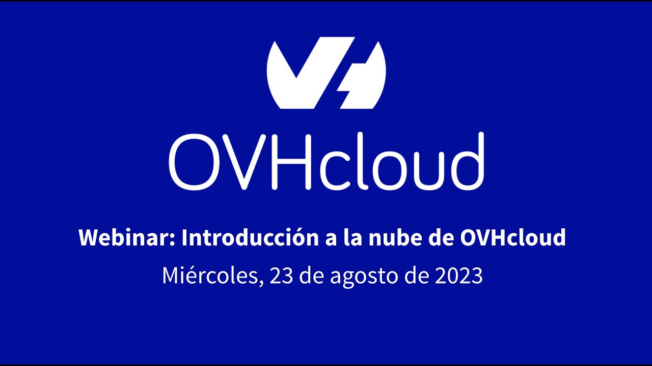 Introducción a la nube de OVHcloud - YouTube