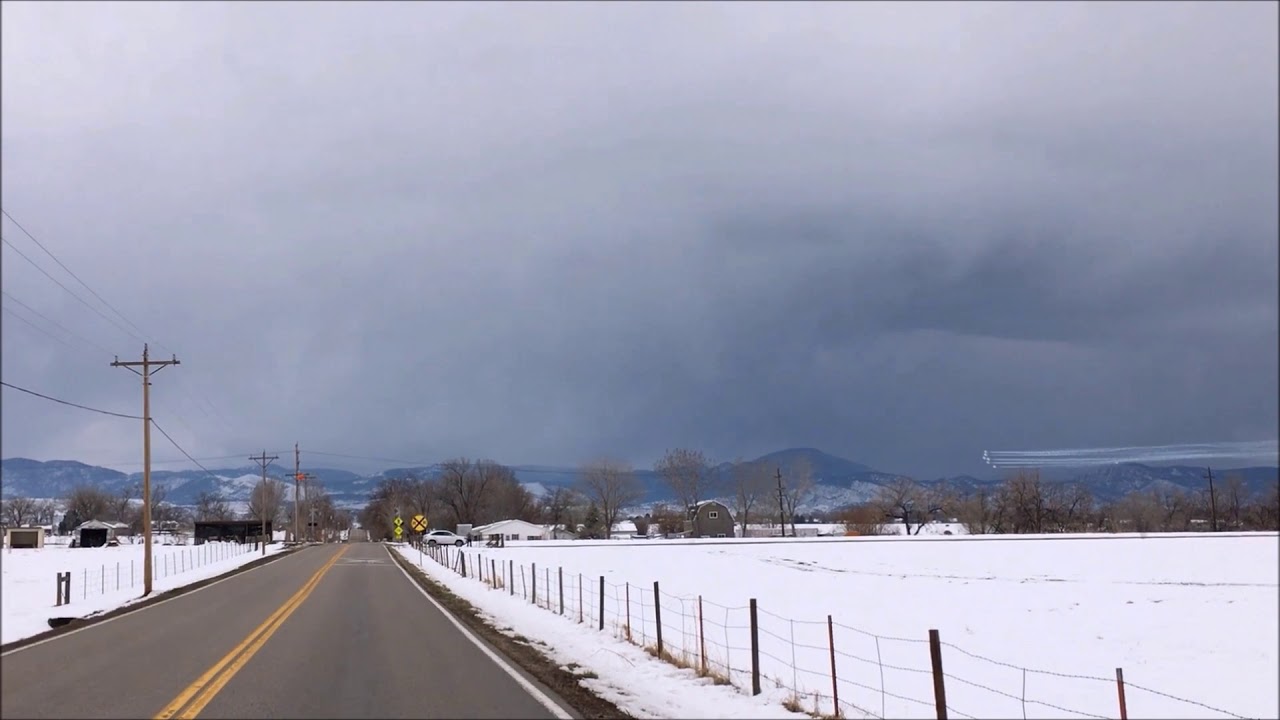 Thunderbird flyover Campion Colorado - YouTube