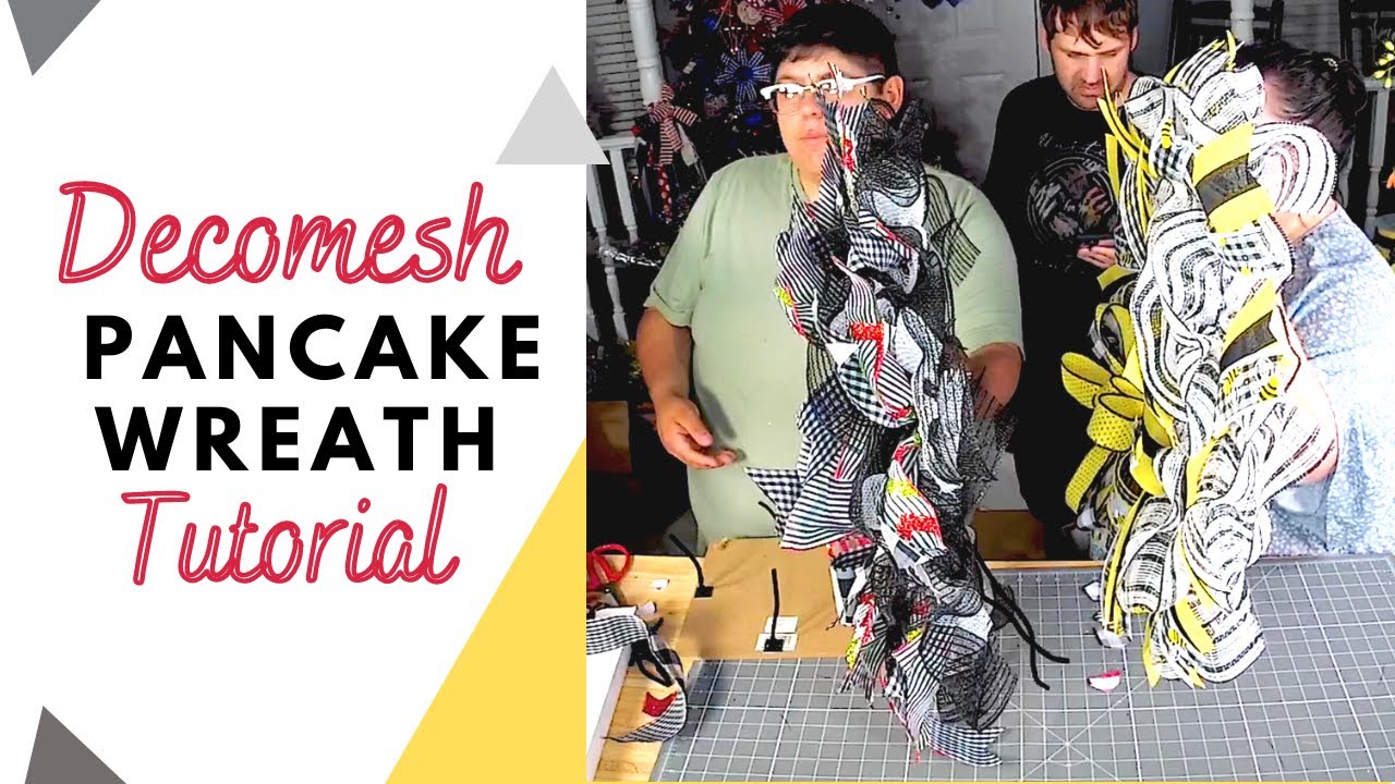 Deco mesh Pancake Wreath DIY | Pancake Wreath Ideas | DecoExchange ...