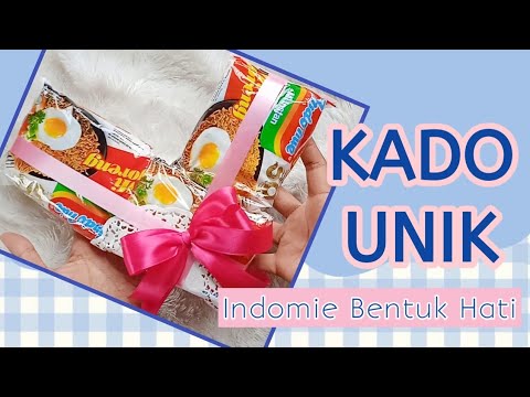 Indomie bentuk hati | kado unik hadiah untuk bestie | hadiah low budget ...