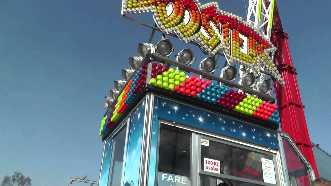 Matějská pouť 2015 - ATRAKCE G-FORCE (BOOSTER) / ATTRACTION G-FORCE ...
