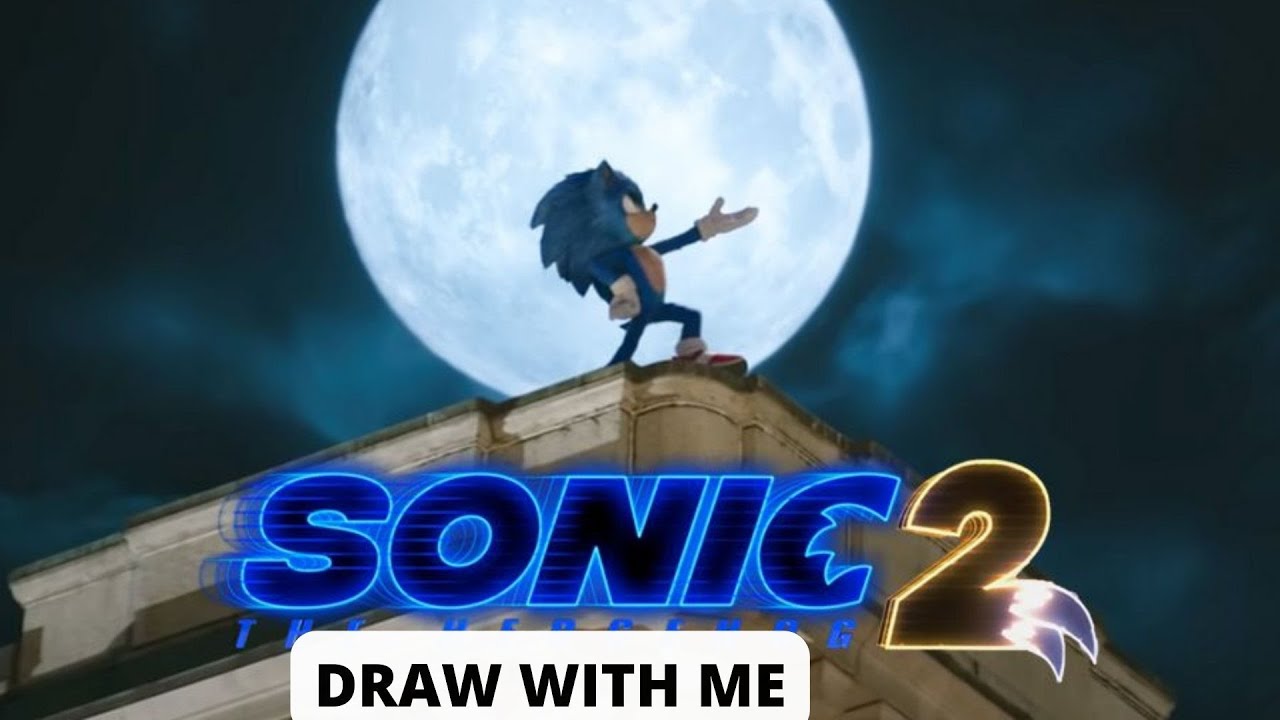 Sonic the Hedgehog 2 Moon | How to draw Sonic Movie 2 - YouTube