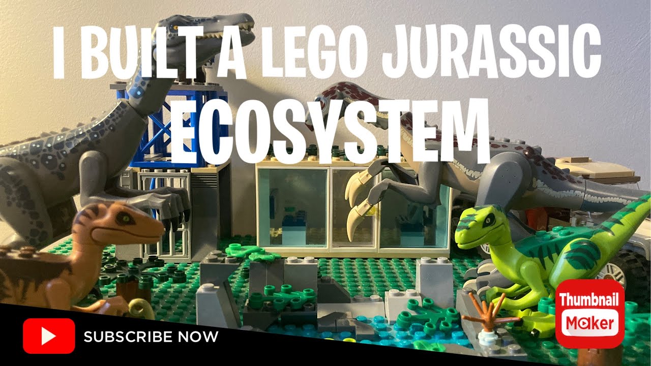 I BUILT A LEGO JURASSIC ECOSYSTEM - YouTube