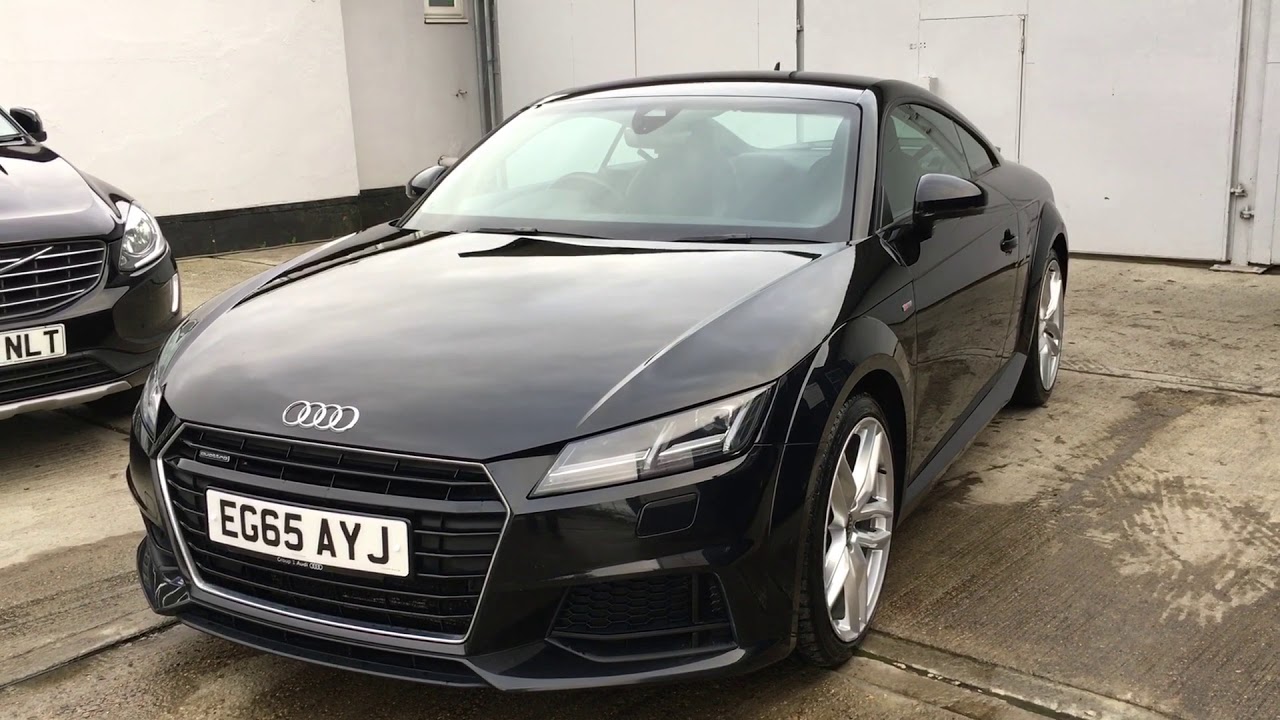 2016/65 Audi TT 2.0TFSi S.Line Quattro S-Tronic in Mythos Black - YouTube