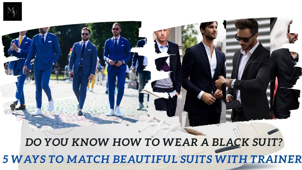 Do you know how to wear a black suit? 5 ways to match beautiful suits ...