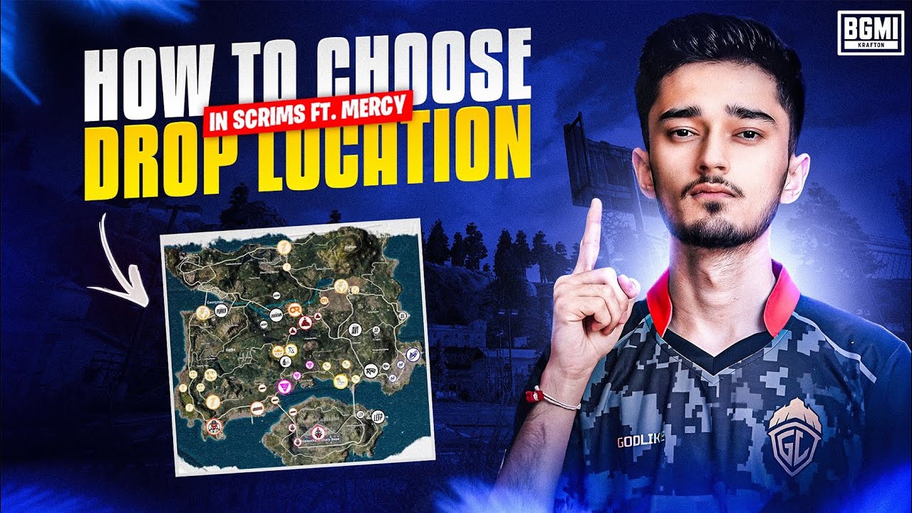 How To Choose Drop Location in Scrims | BGMI IGL Strategy | Mercy - YouTube