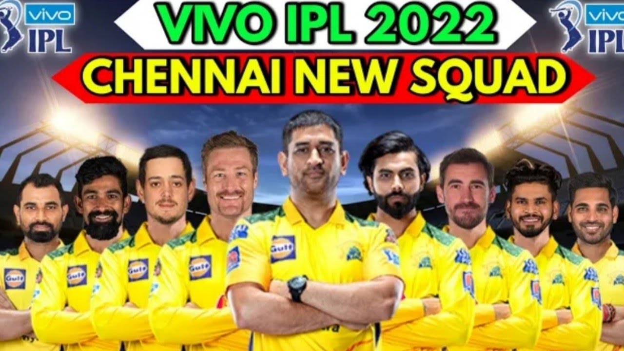 IPL 2022 / Chennai super kings squad 2022 / CSK Final List Ipl 2022 ...