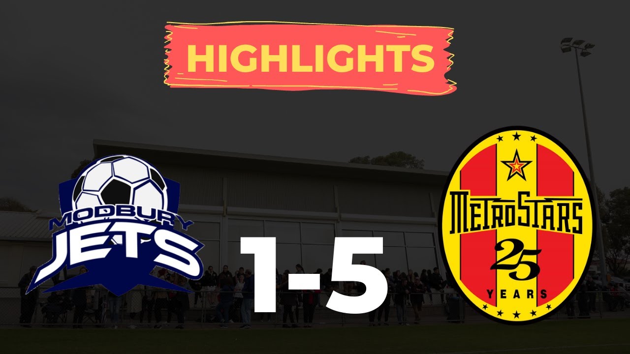2020 - NPL SA - RD11 - Modbury Jets 1-5 MetroStars - YouTube