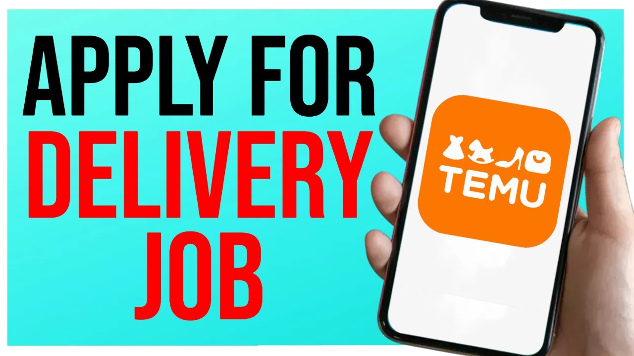 Temu Delivery Driver Jobs (How to Apply?) - YouTube