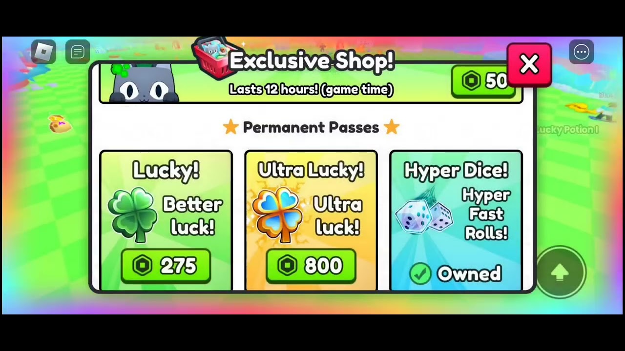 buying hyper dice in pets go! because its really good and makes u roll ...