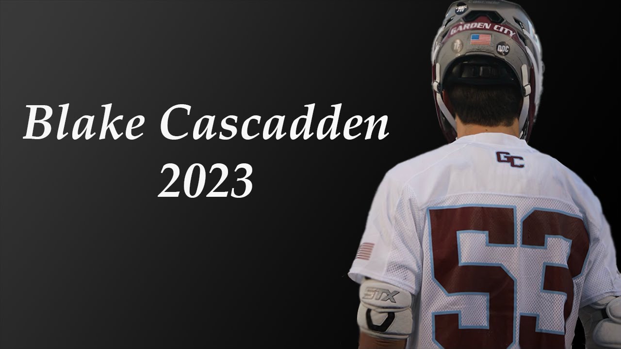 Blake Cascadden 2023 High School Lacrosse Highlights - YouTube