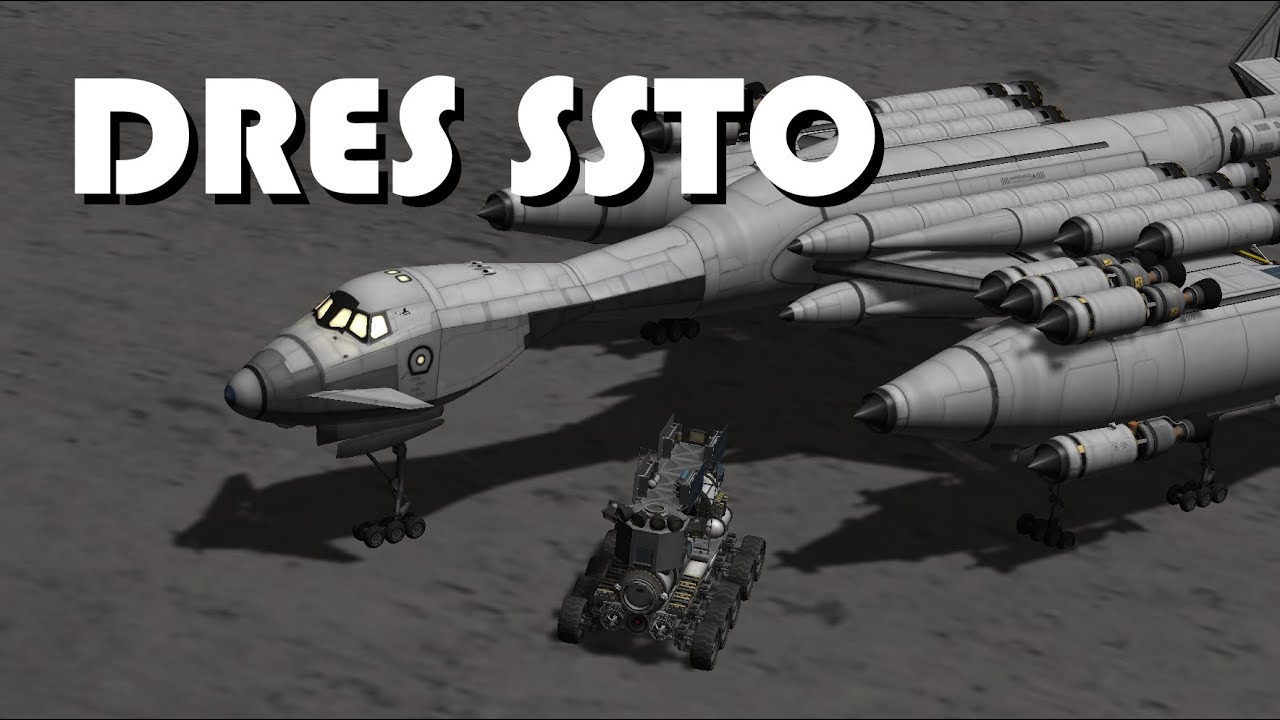 Titan - Dres stock cargo SSTO - KSP 1.1.2 [1000 subs special] - YouTube