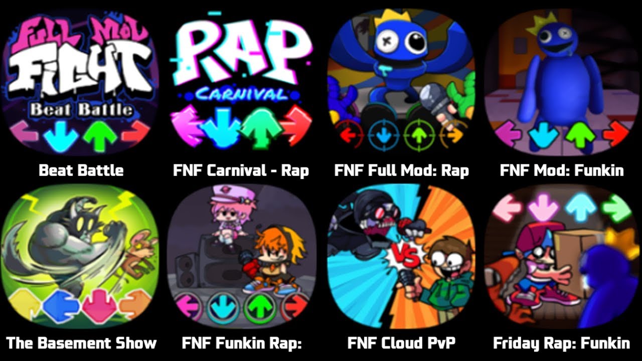 FNF Uzi, Murder Drones, FNF Sonic.OMT, FNF Silly Billy, FNF Rainbow ...
