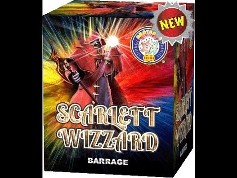 Scarlet Wizard - Brothers Pyrotechnics UK Ltd - YouTube